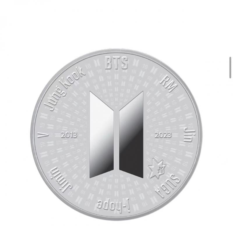 BTS 10th Year Anniversary Coins Collection